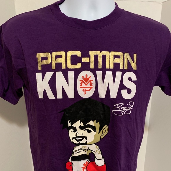 Shirts | Manny Pacquiao Pac Man Knows Tshirt Sz S | Poshmark